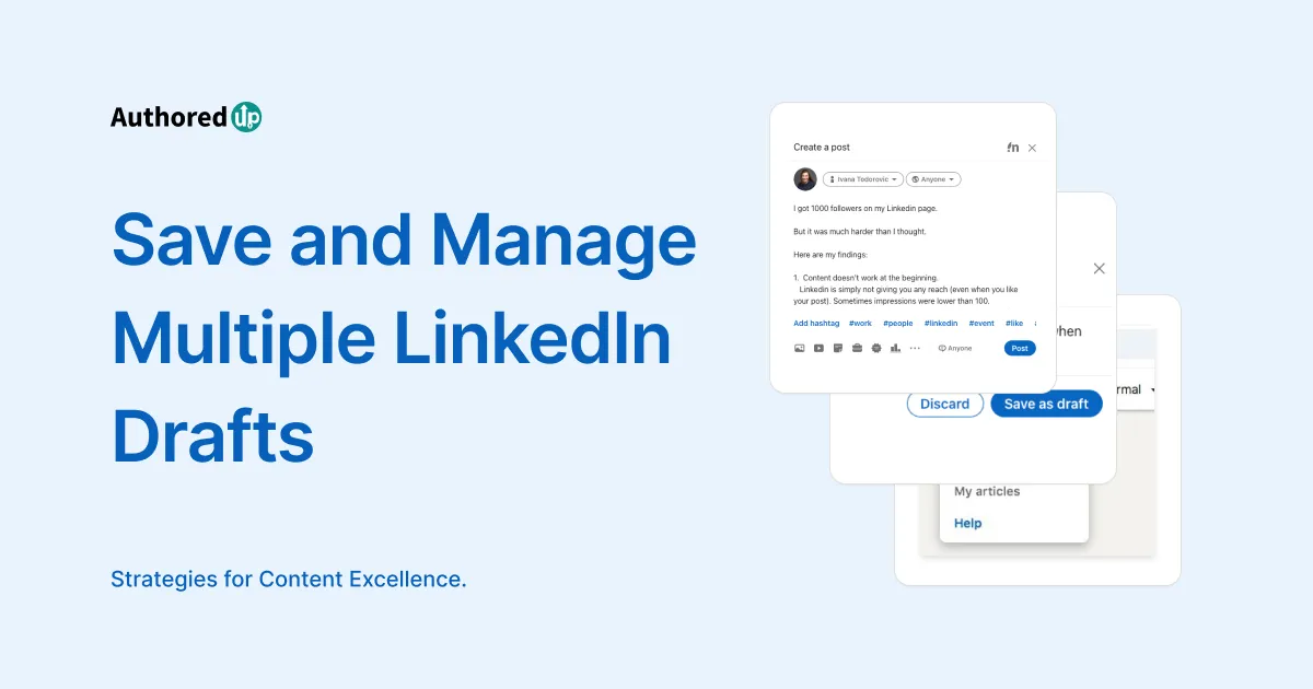 How to Save and Find LinkedIn Drafts In Seconds